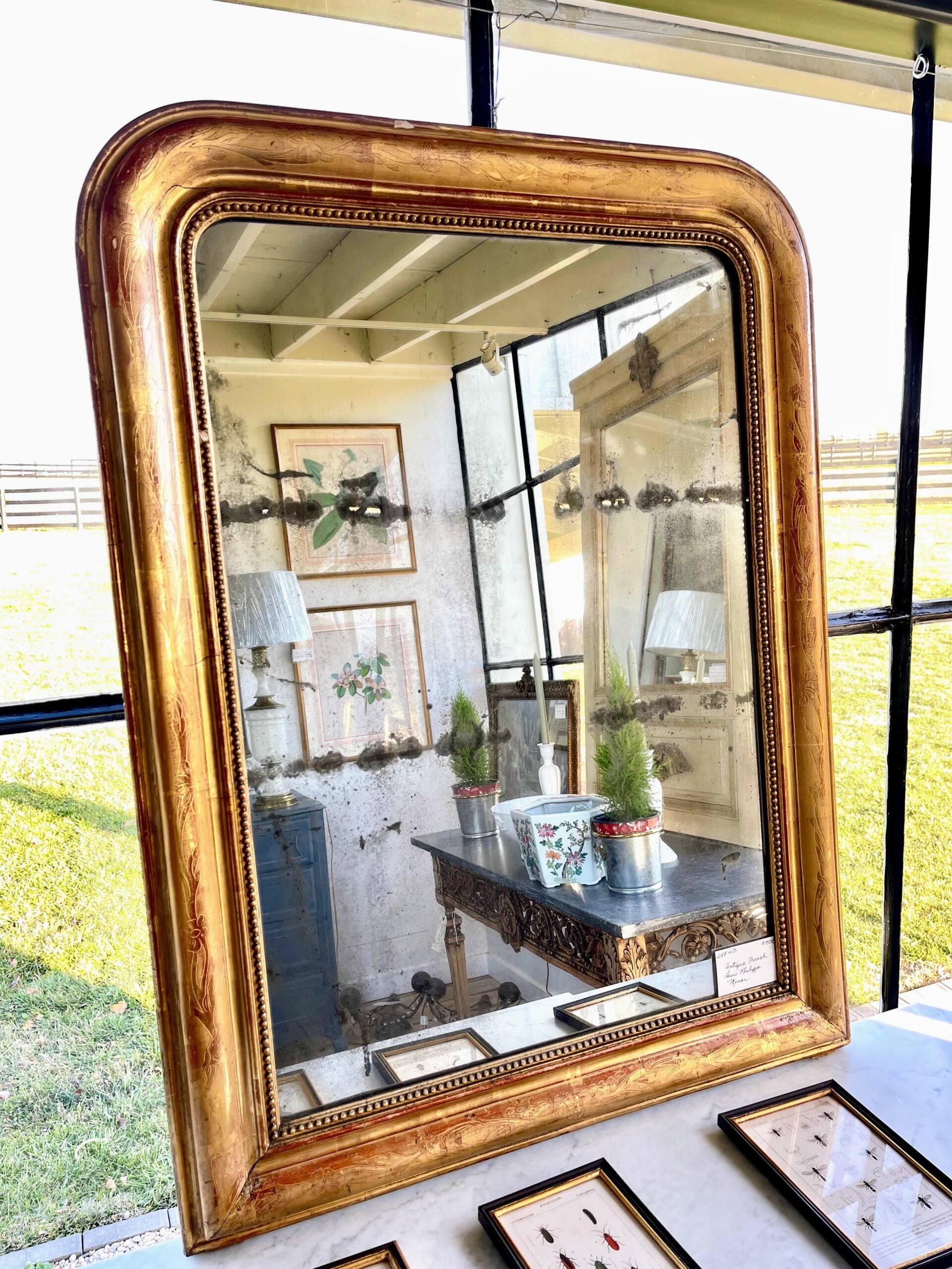 Antique French Louis Philippe Mirror
