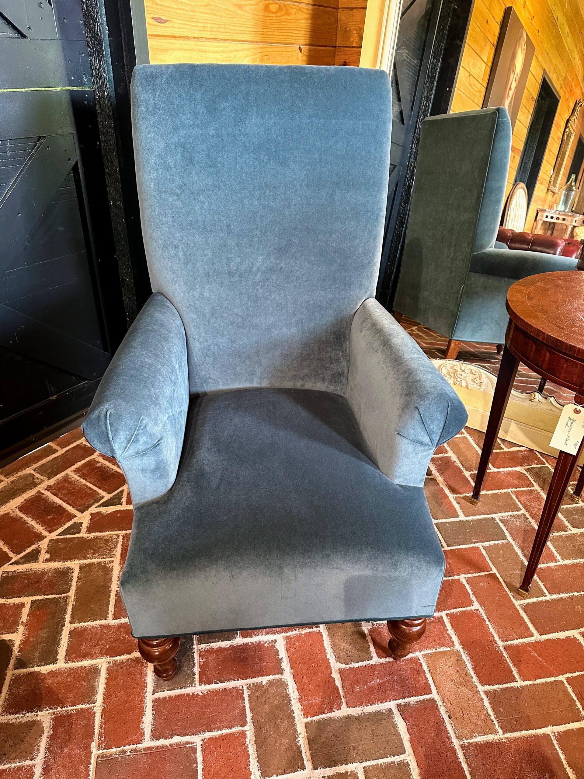 Custom Made Chair in Windsor Lagoon Fabric