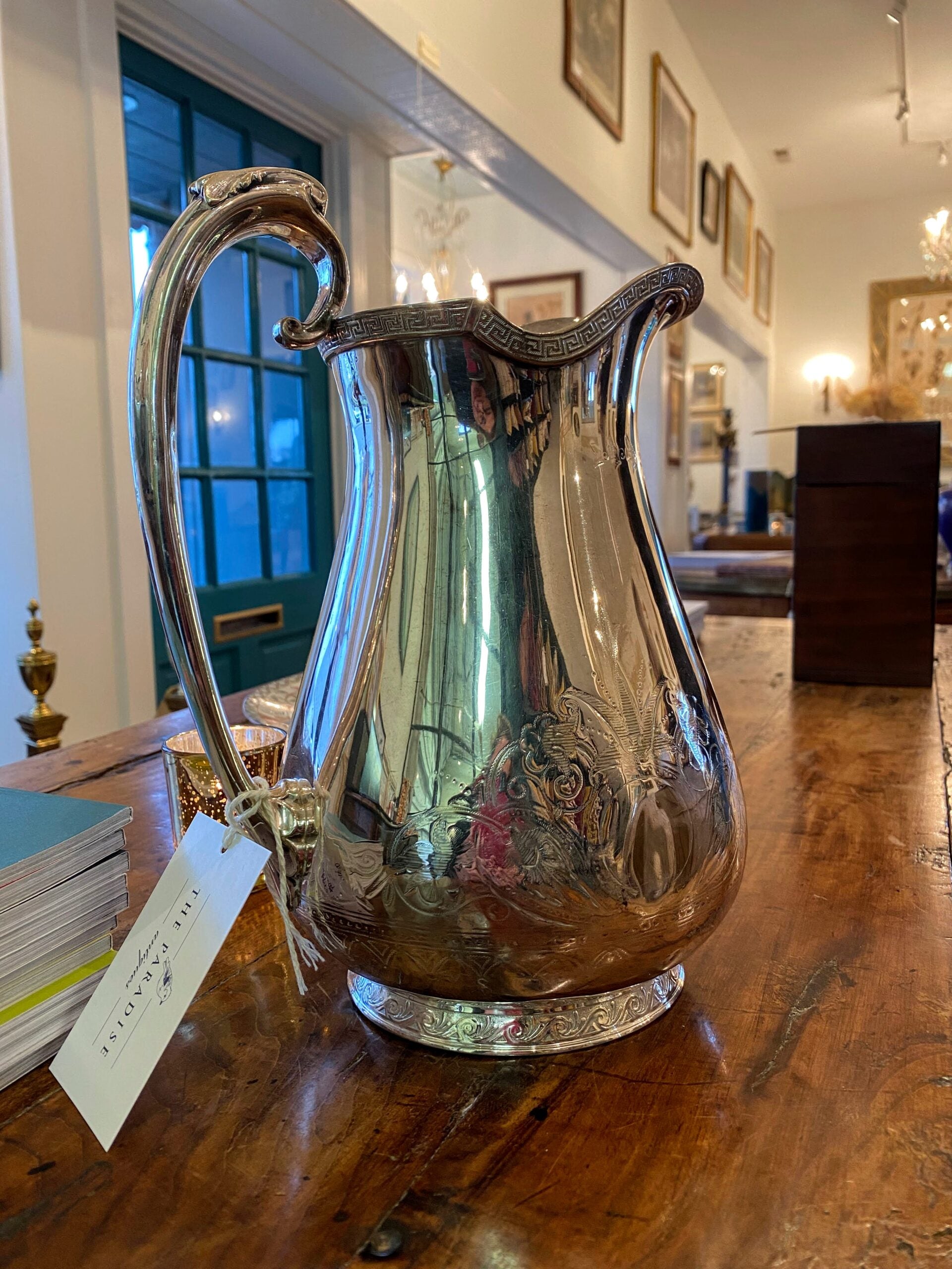 English Silver Plated Pitcher