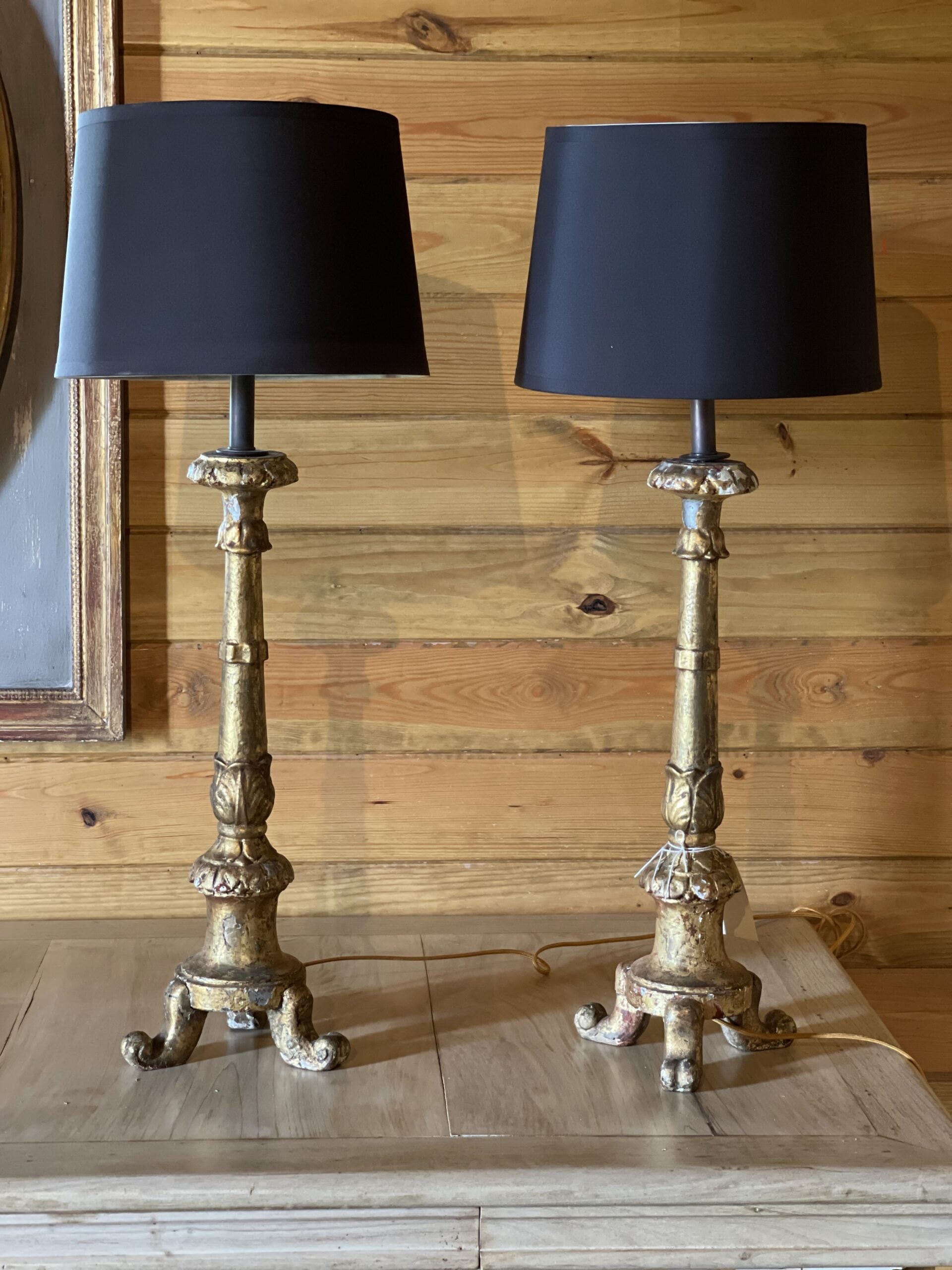 Pair of Antique French Lamps